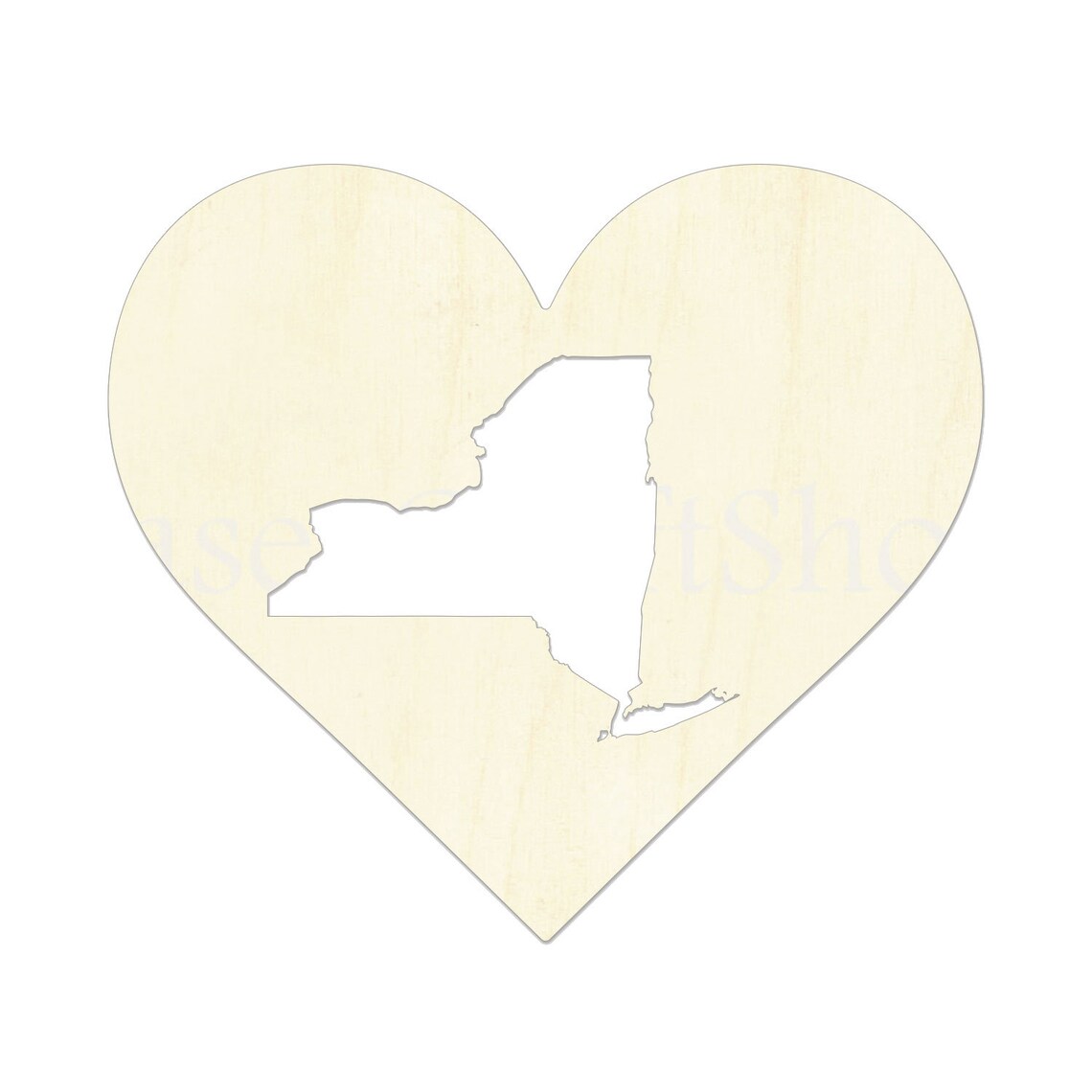 2" - 34" New York NY Wooden Cutout Shape, Silhouette, Gift Tags ...