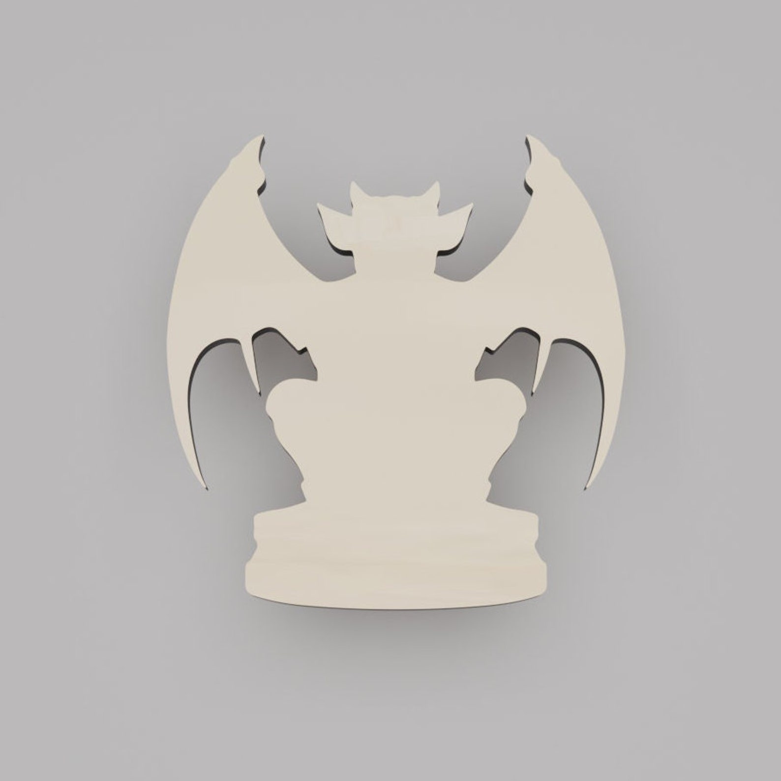 2" - 34" Gargoyle Wooden Cutout Shape, Silhouette, Gift Tags Ornaments ...