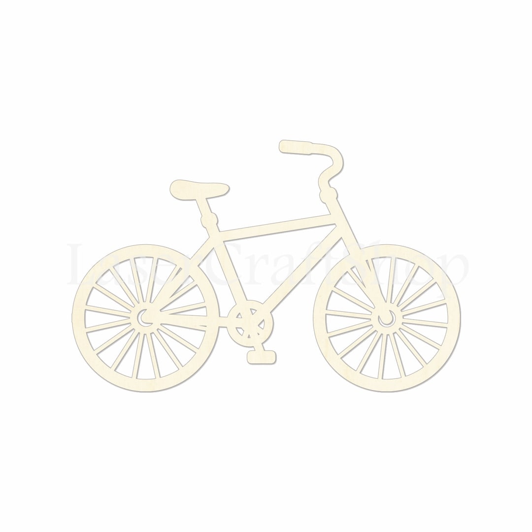 2" - 34" Vintage Bicycle, Bike Wooden Cutout Shape, Silhouette, Gift ...