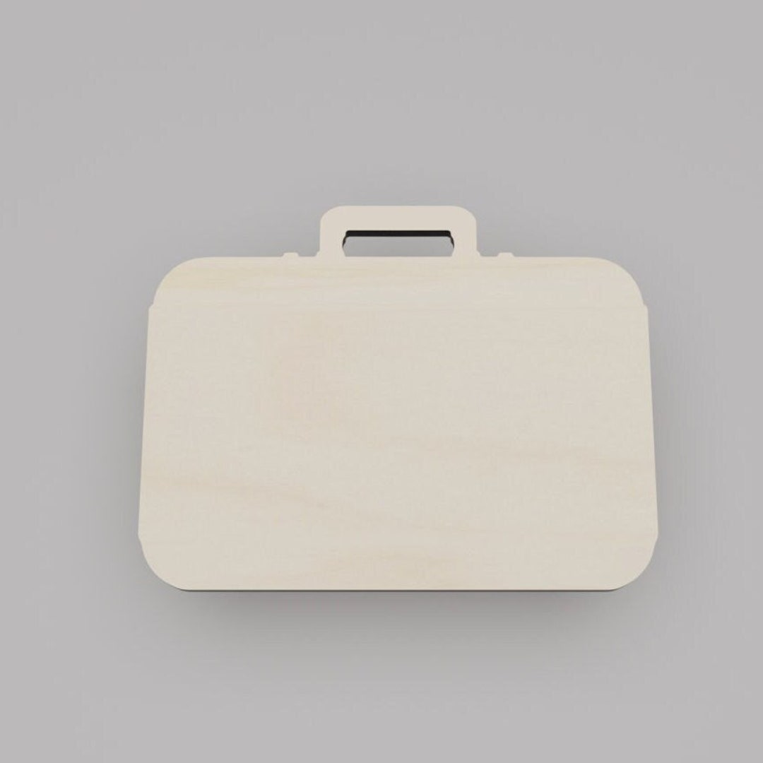 2" - 34" Suitcase Wooden Cutout Shape, Silhouette, Gift Tags Ornaments ...