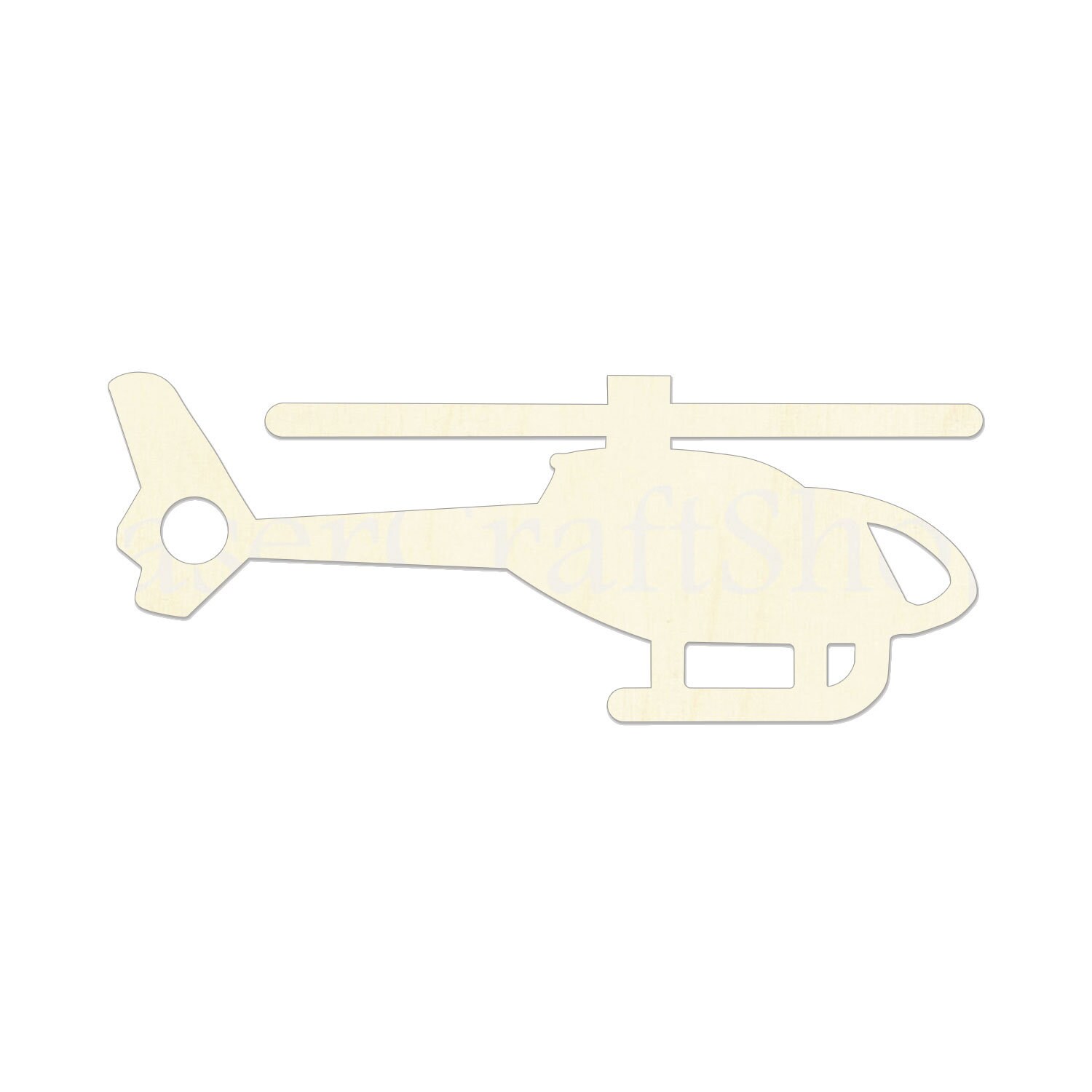2 34 Helicopter Wooden Cutout Shape Silhouette - Etsy