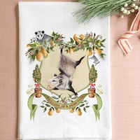 Possum Christmas Stocking Crochet Opossum, Holiday Stocking Possum Bag ...