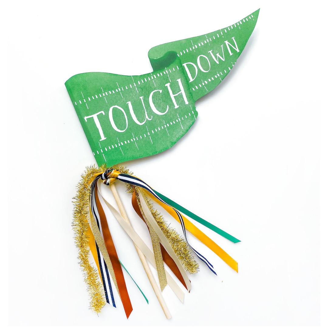 Touchdown Party Pennant | Football Party Pennant | Fall Party Pennant ...