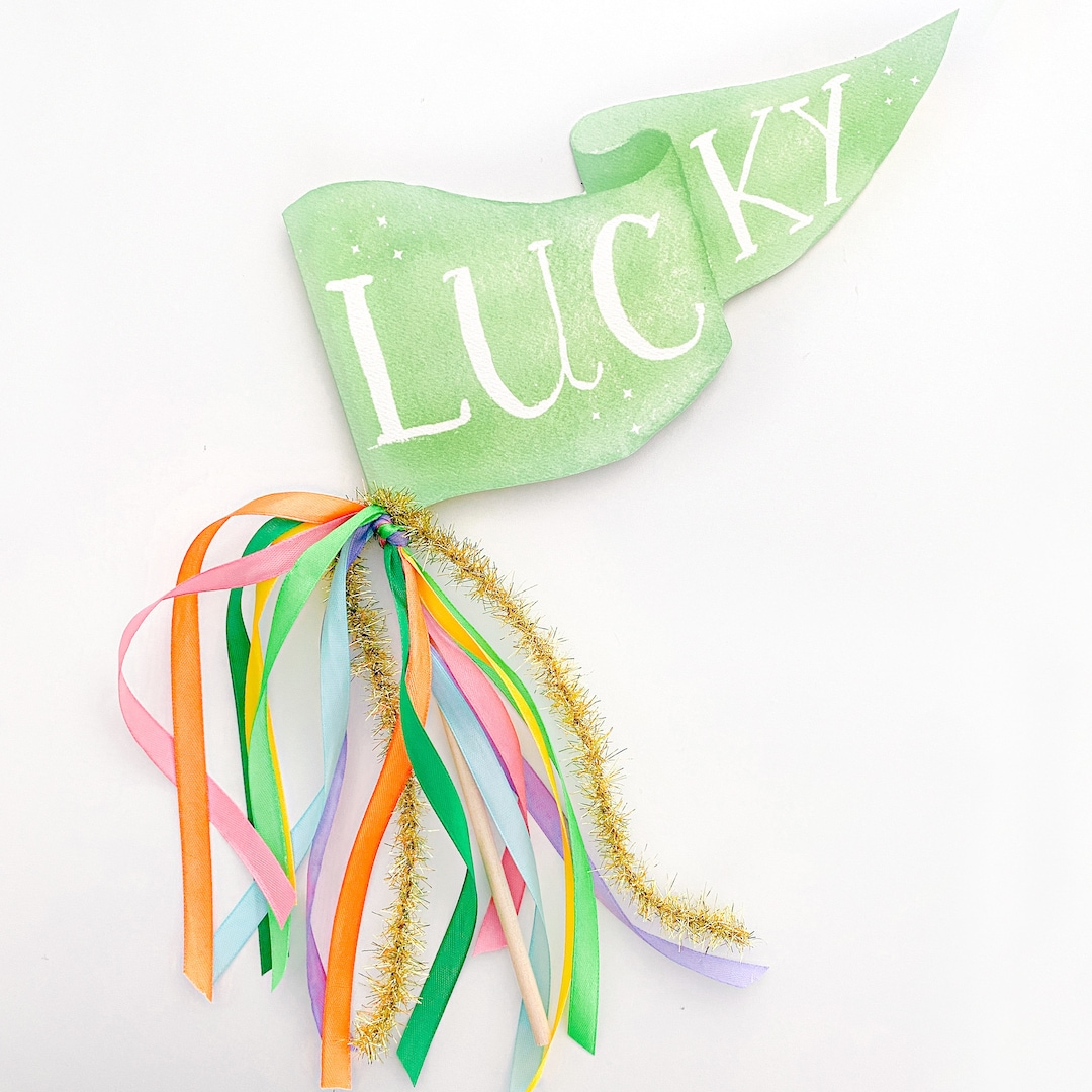Lucky Party Pennant | St. Patrick's Day Party Decor | St. Patty's Day ...