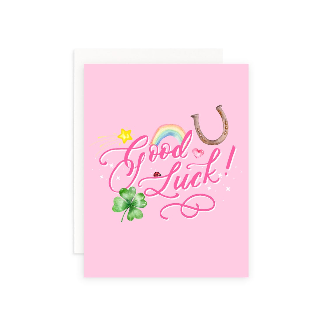 Good Luck St. Patrick's Day Greeting Card | Good Luck Card | Shamrock ...