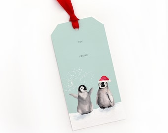 Penguin Gift Tags | Etsy