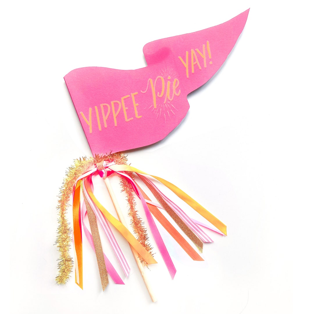 Yippie Pie Yay Party Pennant | Thanksgiving Pennant | Fall Party ...