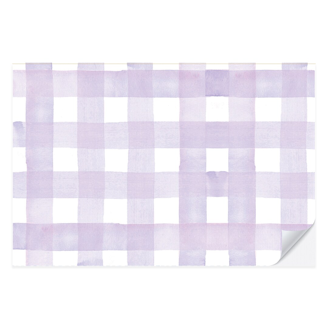 Lilac Gingham Placemat Pad | Purple Placemat | Lavender Party Decor ...