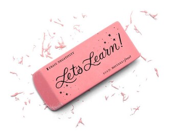 Pink Eraser - Etsy