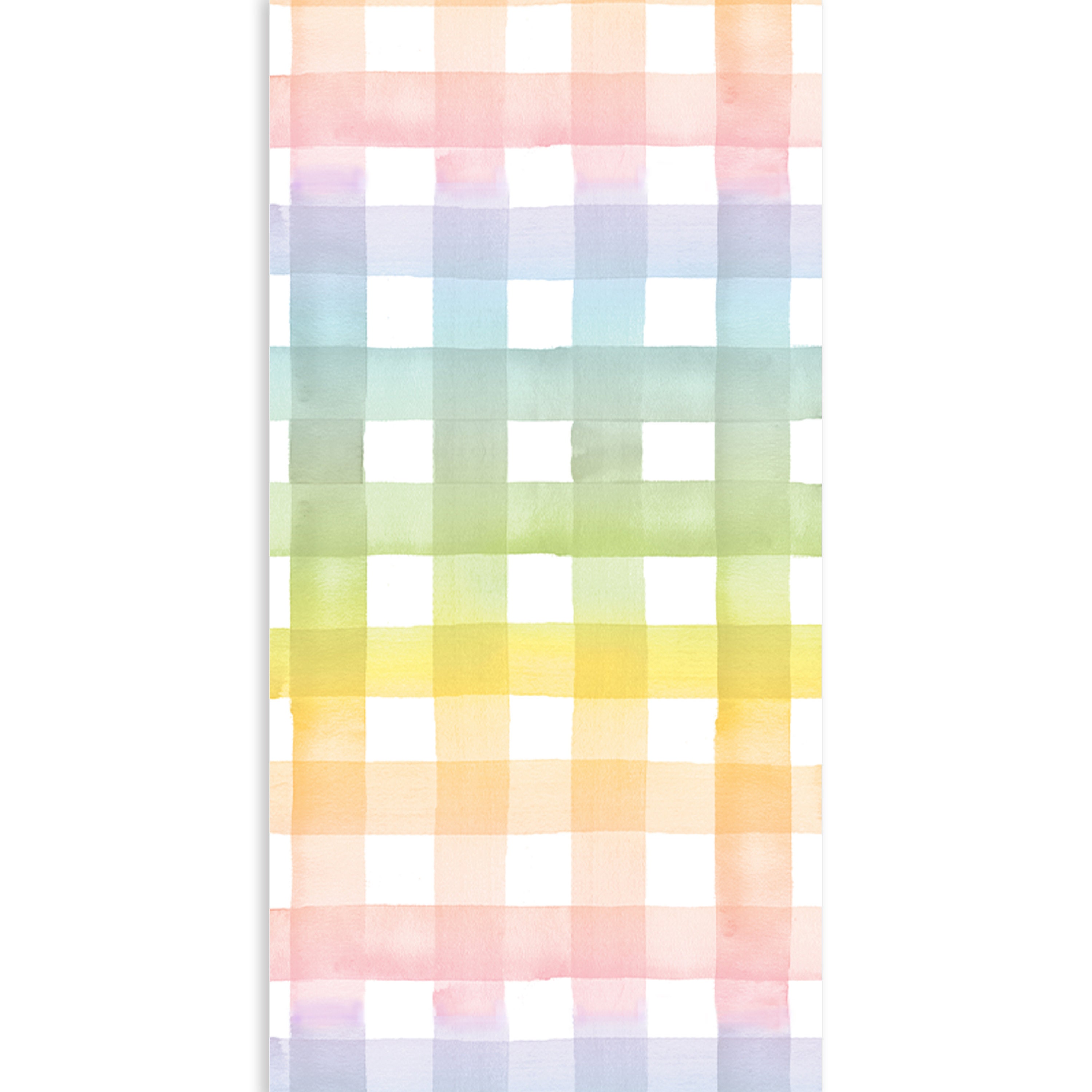Rainbow Gingham Table Runner | Easter Table Runner | Rainbow Party ...