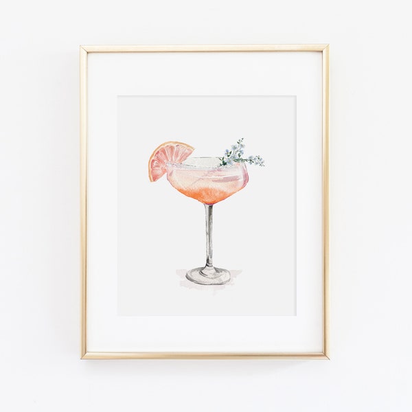 Champagne Print - Etsy