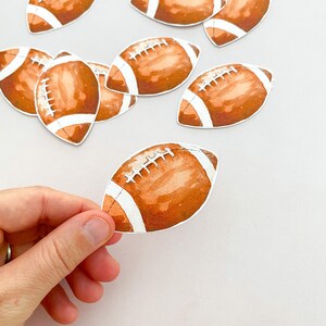 Watercolor Football Die-cuts | Party Punchies | Football Cut Outs | Die ...