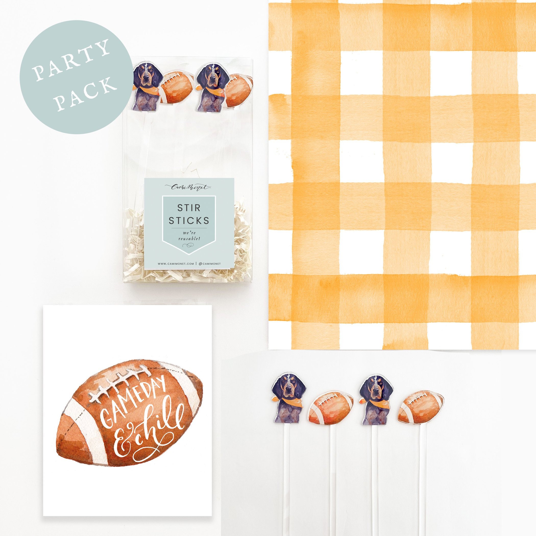 Tennessee Tailgate Party Pack | Tennessee Football Tailgate Decorations ...