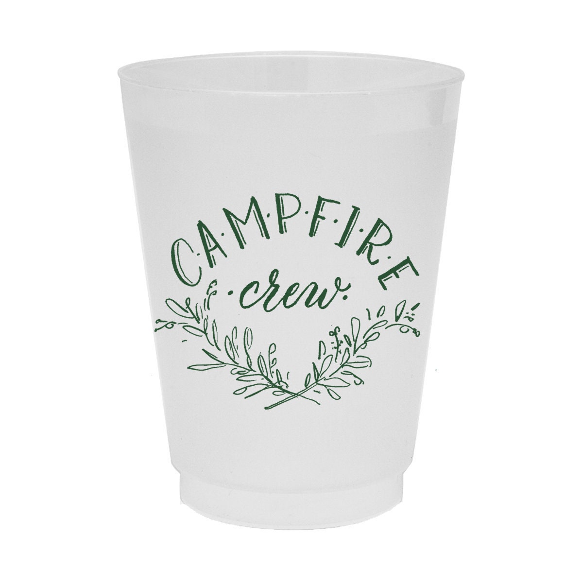 Campfire Crew Party Cups | Frosted Cups | Party Cups | Campfire Cups ...