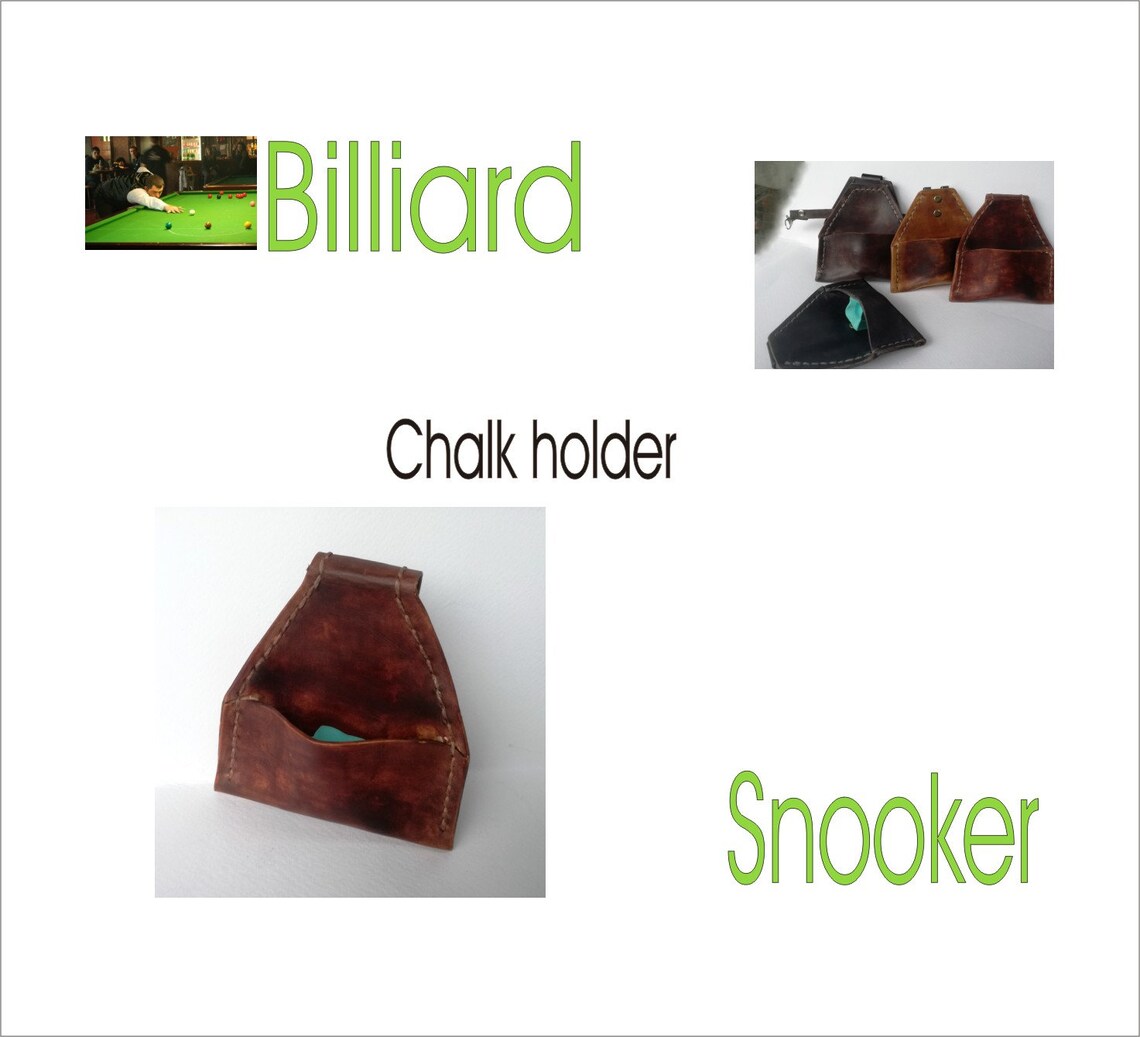Billiard, Belt Chalk Holder, Universal Chalk Holder, Snooker, Holder ...