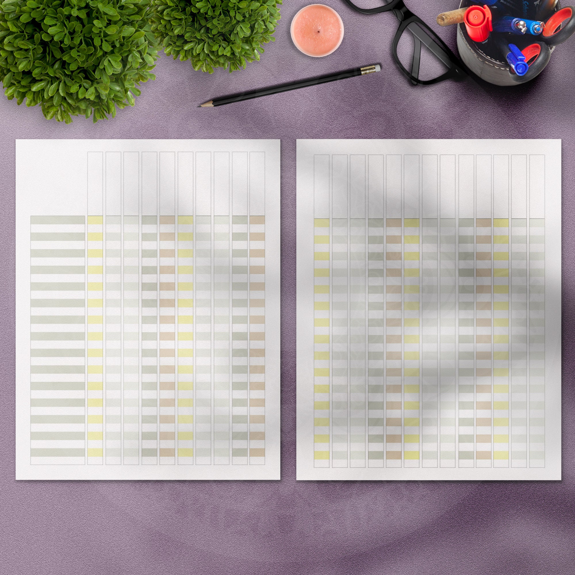 EDITABLE Grade Sheet PDF Printable, US Letter + A4, Teacher Planner ...