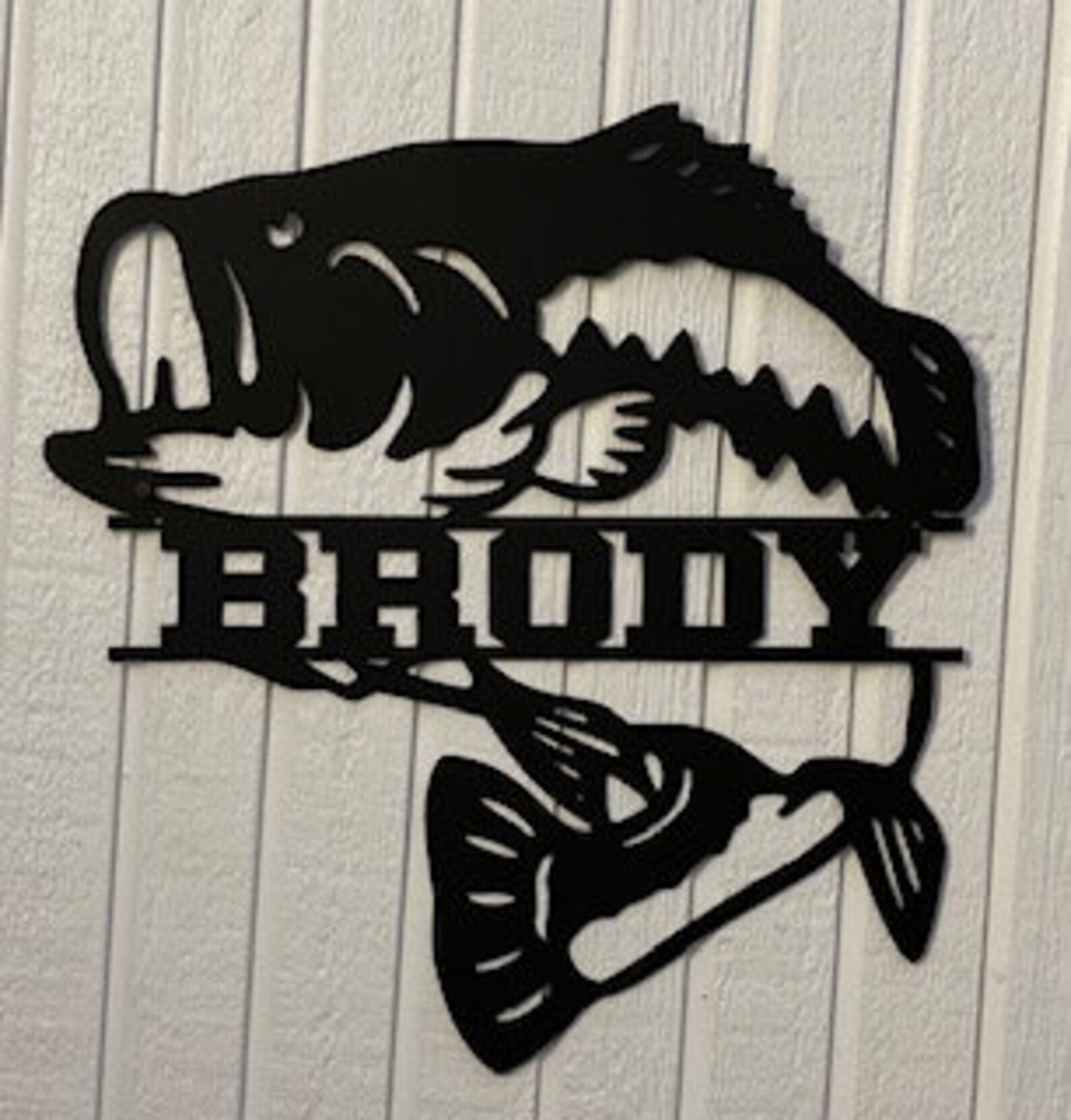 Custom Fish Metal Sign - Etsy