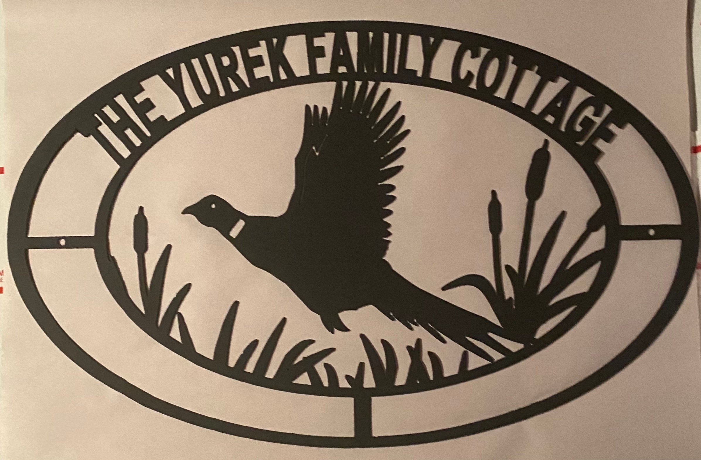 Custom Pheasant Scene Metal Sign | Etsy