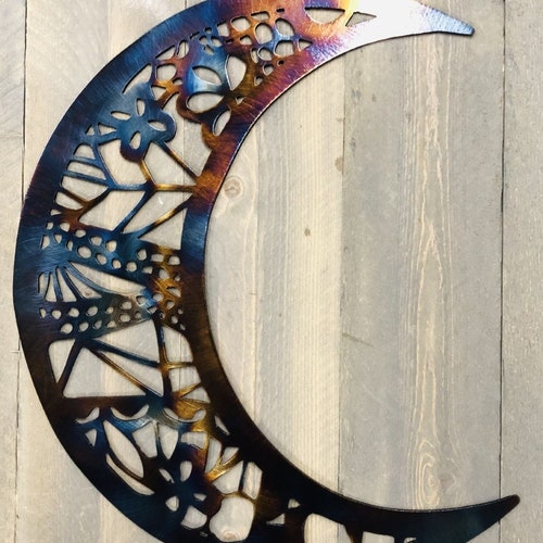 Crescent Moon Wall Art / Celestial Decor / Moon Gift / Moon - Etsy