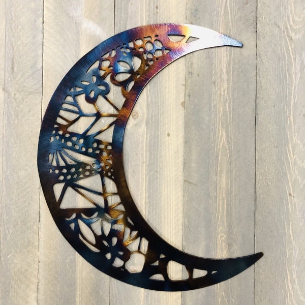 Metal Moon Wall Art - Etsy