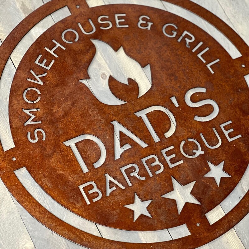 Rusted Metal Sign - Etsy