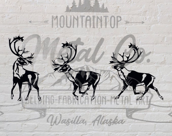 Caribou Digital Design Bundle. Svg, Png, Eps, Dxf. Ready to Cut! - Etsy