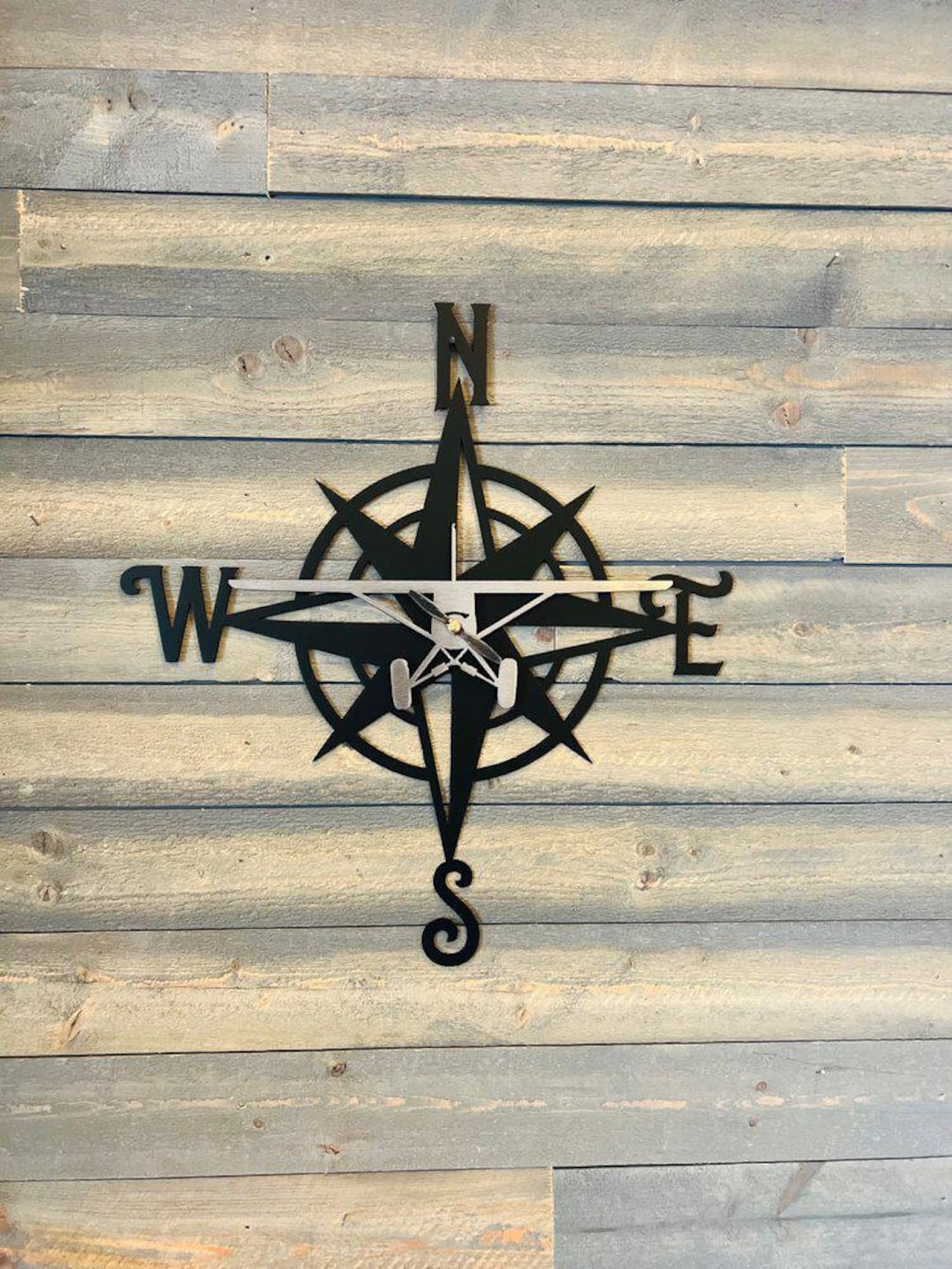 Compass Rose With Small Plane and Free Spinning Prop - Etsy