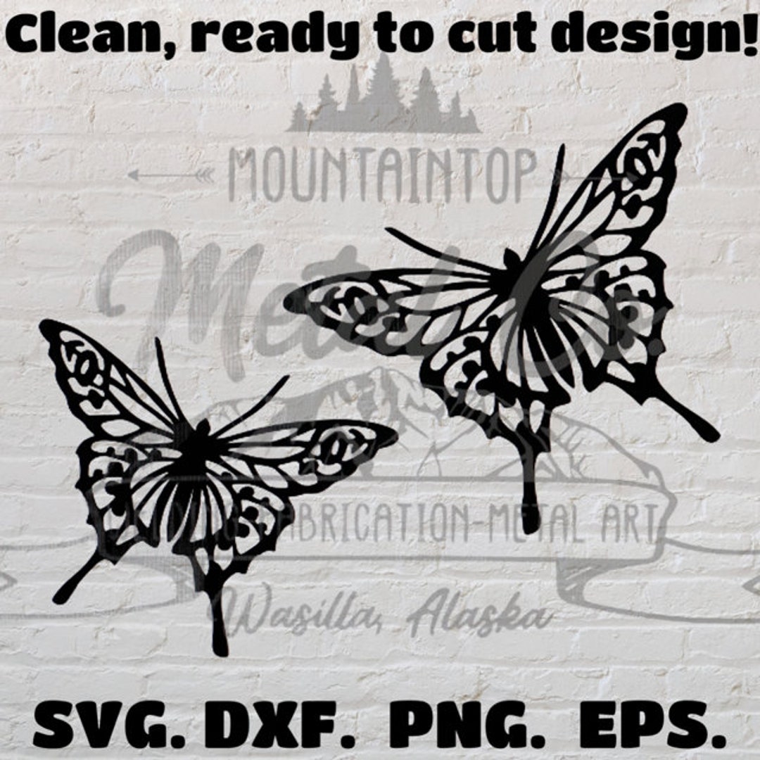 Butterflies Digital Design File. Svg, Png, Dxf, Eps. Ready to Cut! - Etsy