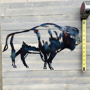 Metal Buffalo Wall Art - Etsy