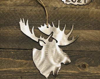 Metal Moose Head - Etsy