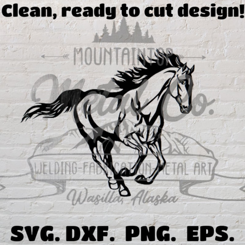 Running Horse Design - Etsy