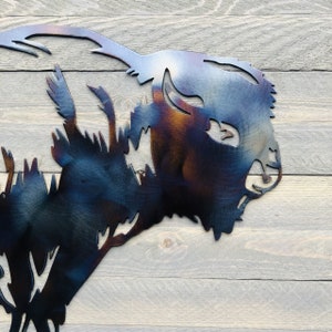 Metal Buffalo Wall Art - Etsy