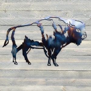 Metal Buffalo Wall Art - Etsy