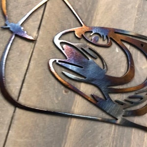 Metal Trout Wall Art - Etsy