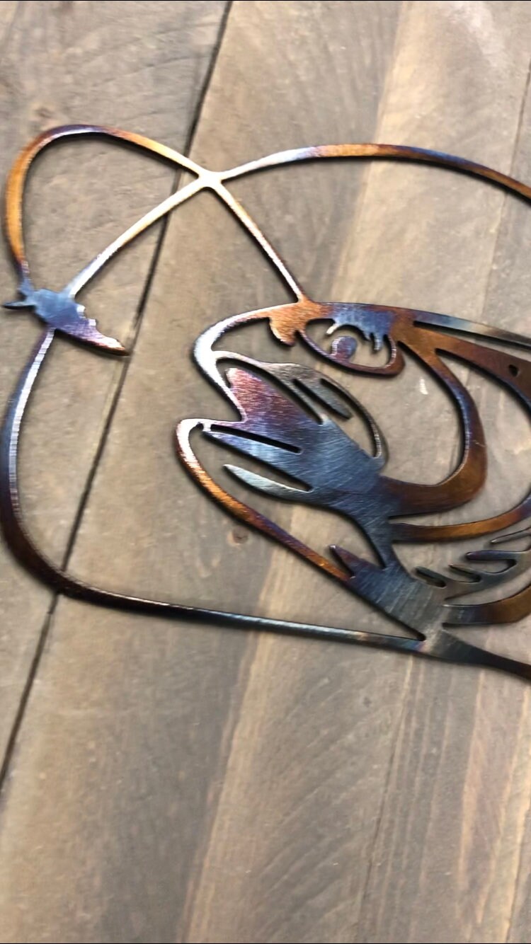 Metal Trout Wall Art - Etsy