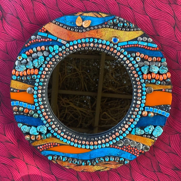 Mosaic Mirror - Etsy