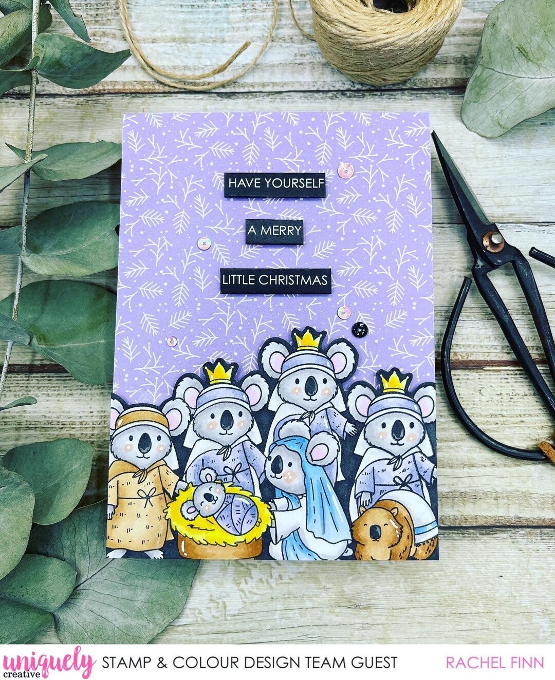 Koala Christmas Card - Etsy Australia