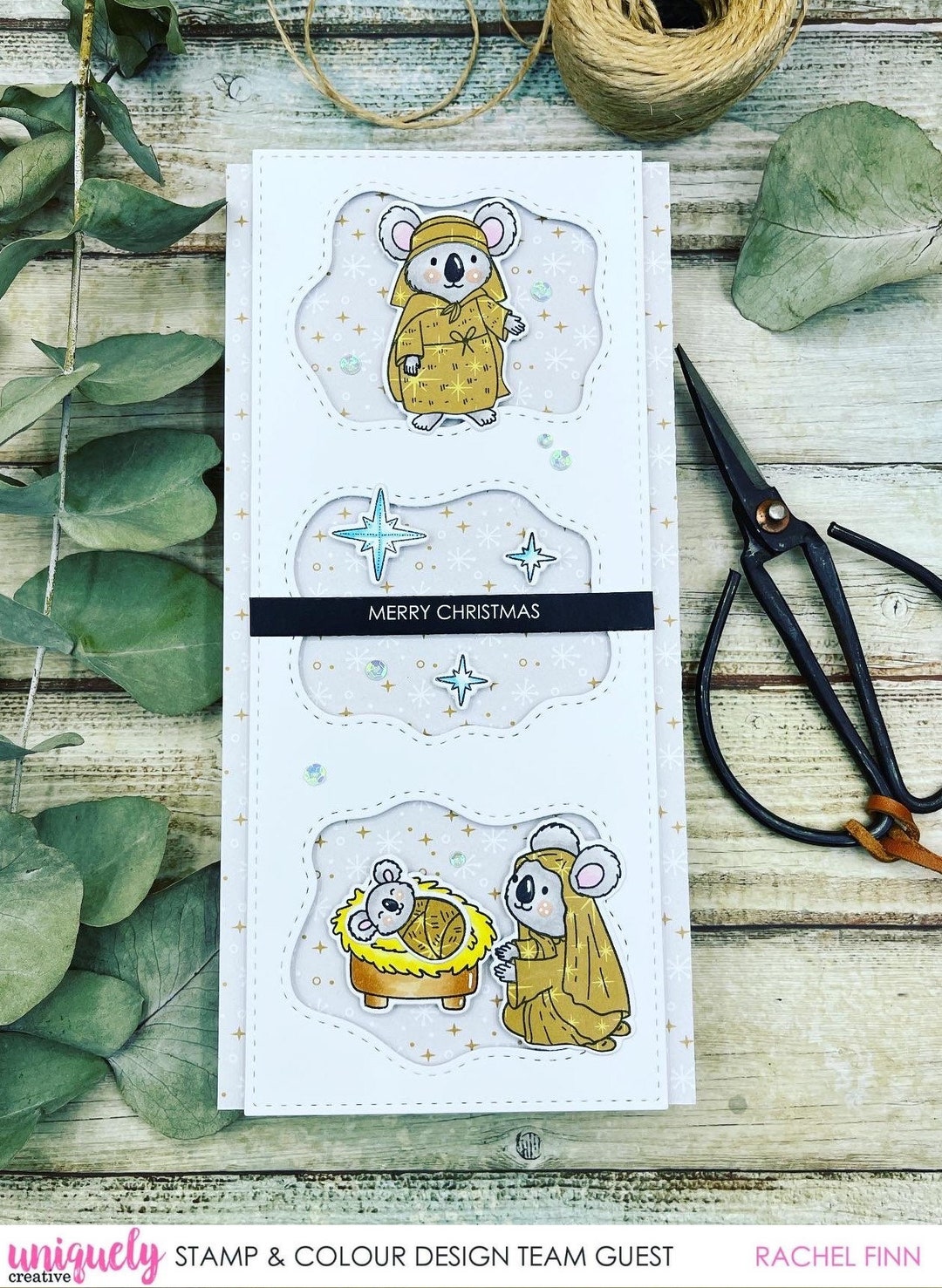 Koala Nativity Christmas Card - Etsy