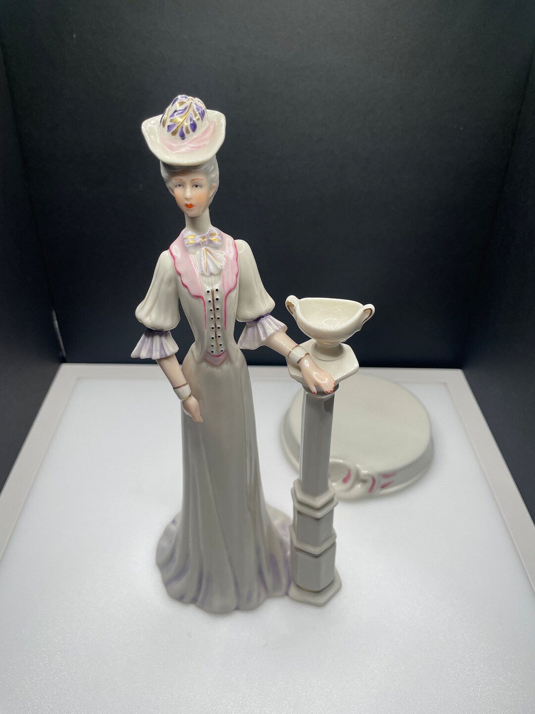 Vintage Galos Edwardian Lady Porcelain Figurine, Made in Spain (1986 ...