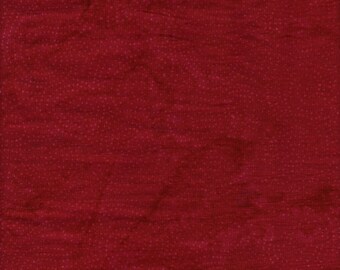Red batik fabric | Etsy