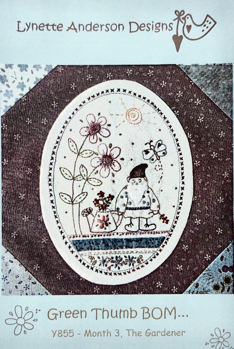 Free Shipping Green Thumb Block of the Month 5 Pattern Set | Etsy