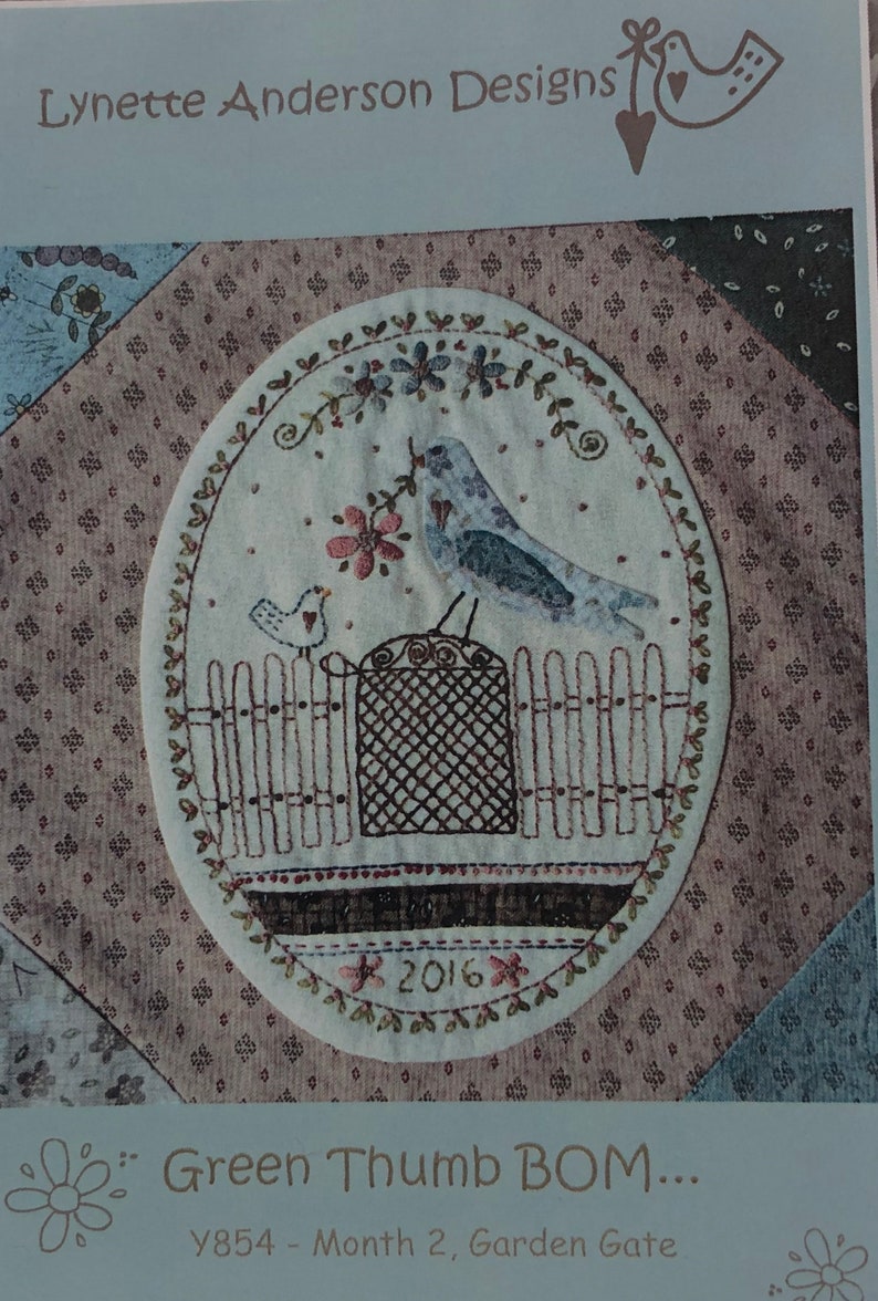 Free Shipping Green Thumb Block of the Month 5 Pattern Set | Etsy