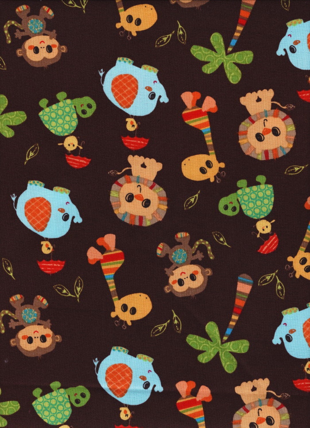 A Fun Day in the Jungle by Studio 37 for Marcus Fabrics, Fabric by the ...