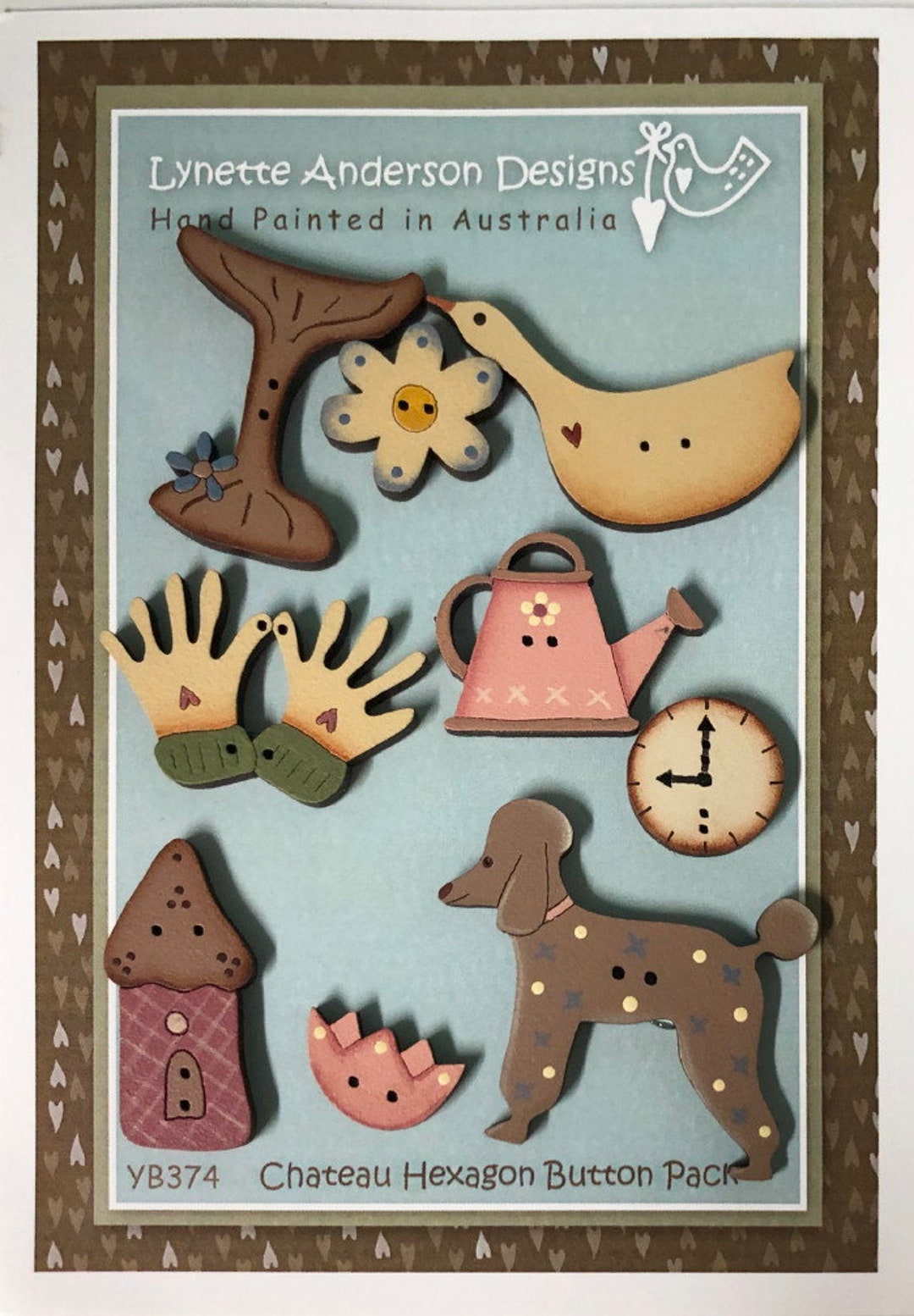 Free Shipping! Chateau Hexagon Button Pack by Lynette Anderson for ...