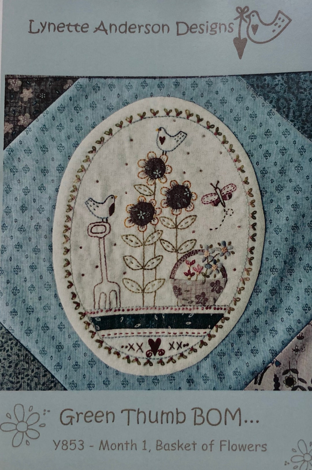 Free Shipping! Green Thumb Block of the Month, 5 Pattern Set by Lynette ...