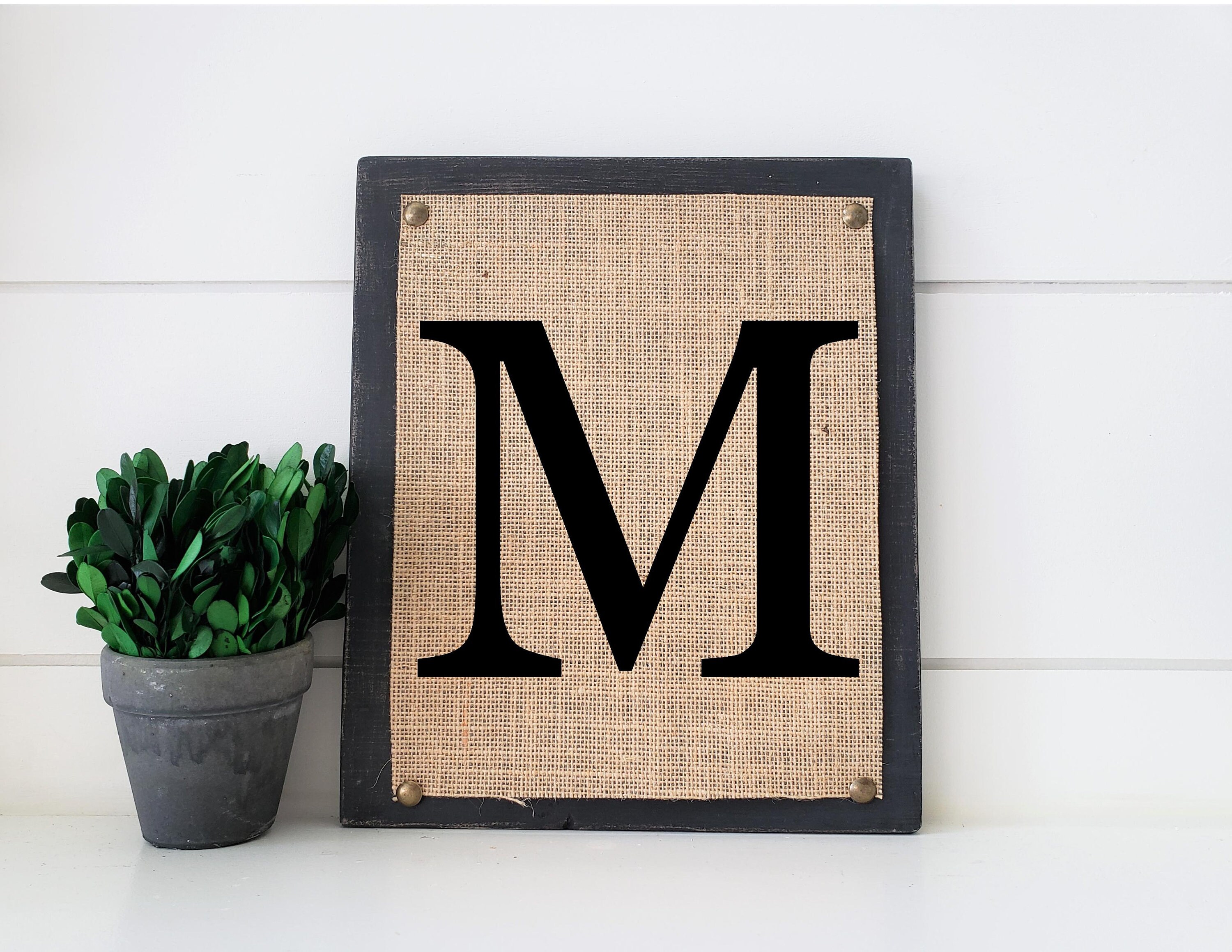 Family Initial Sign Monogram Print Personalized Family - Etsy