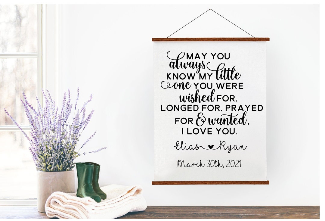 Adoption Gifts, Personalized Adoption Sign, Adoption Baby Shower, New ...