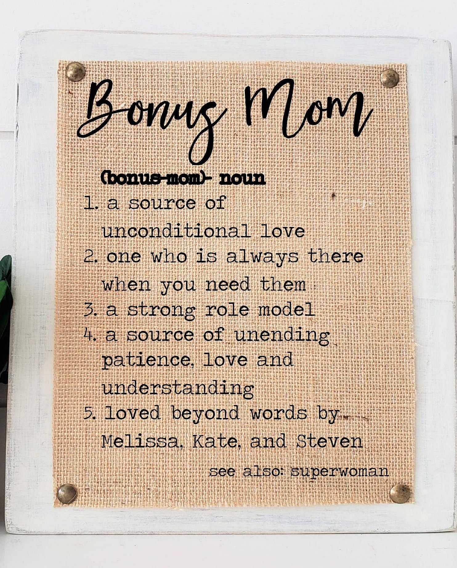 Bonus Mom Gift, Bonus Mom Christmas Gift, Bonus Mom Birthday Gift ...
