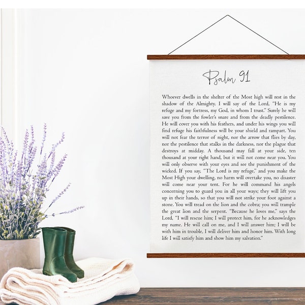 Psalm 91 Spanish - Etsy