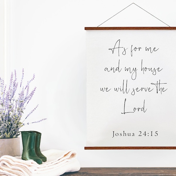 As for Me and My House We Will Serve the Lord Sign - Etsy